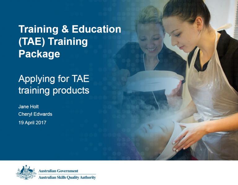 tae_implementation_webcast.jpg | Australian Skills Quality Authority (ASQA)